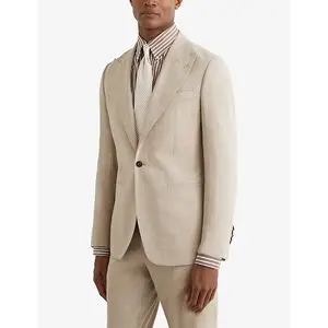 REISS Fibre Peak-lapel Wool Blazer
