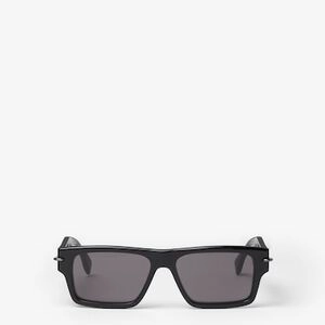 Fendi Selleria Rectangular Sunglasses - Black