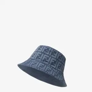 Fendi Bucket Hat With Ff Motif And Logo