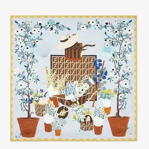 Fendi Gardening Foulard - Multicolour