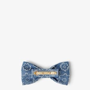 Fendi Ff And Floral Denim Hair Clip