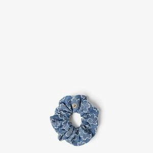 Fendi Ff And Floral Denim Hair Elastic