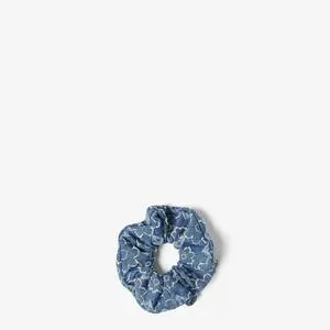 Fendi Ff And Floral Denim Hair Elastic
