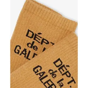 GALLERY DEPT. Stretch Cotton-blend Crew Socks - Tan