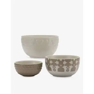 THE DISNEY STORE AT SELFRIDGES Dhome 3-piece Stoneware Bowls - One-color
