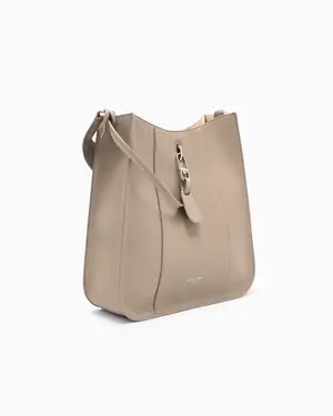 Giorgio Armani Pebbled Leather Shoulder Bag
