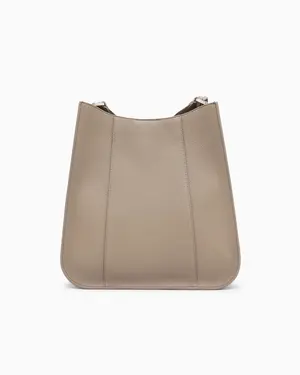 Giorgio Armani Pebbled Leather Shoulder Bag