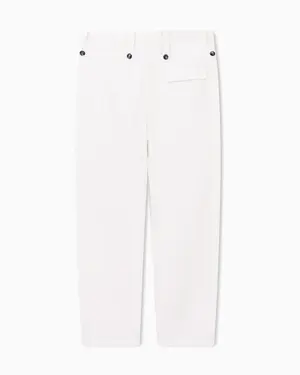 Giorgio Armani Pleated Linen Blend Trousers