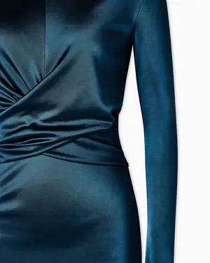 Giorgio Armani Long Viscose Jersey Dress