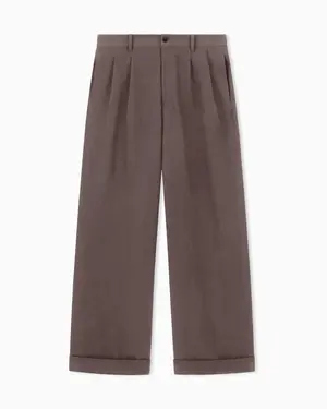 Giorgio Armani Zip Up Pants For Men