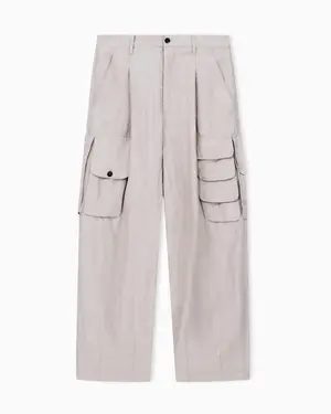 Giorgio Armani Multi-pocket Trousers - Beige
