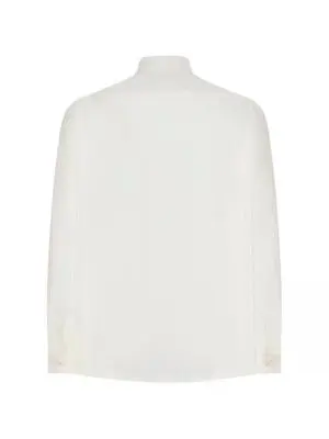 LARDINI Hidden Buttoning Silk Shirt