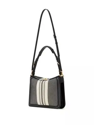 LANVIN Striped Shoulder Bag