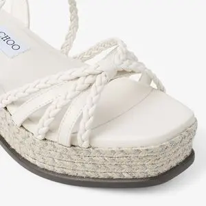 JIMMY CHOO Nyra 60 Wedge Sandals