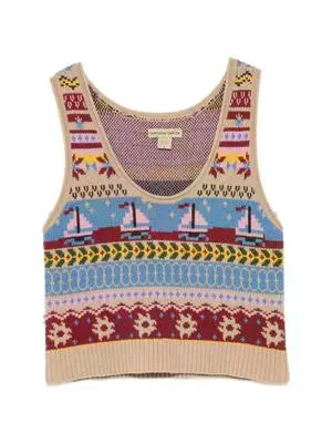 GARÇON BY GARÇON Patterned Knitted Vest