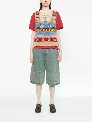 GARÇON BY GARÇON Patterned Knitted Vest