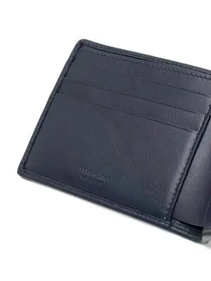 FERRAGAMO Logo-patched Woven Wallet