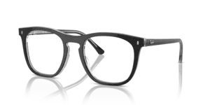 Ray-ban Eyeglasses - Gris Oscuro Sobre Gris Claro Transparent