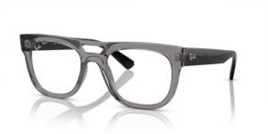 Ray-ban Full Rim Square Eyeglasses - Transparent Gris