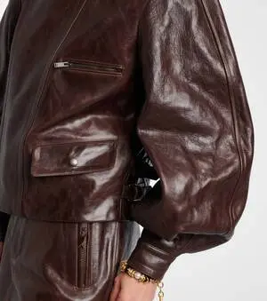 Saint Laurent Leather Biker Jacket