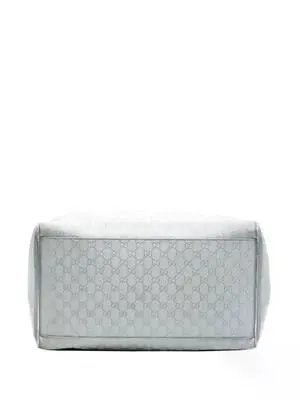 Gucci Gg Canvas Web Travel Bag - Grey