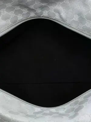 Gucci Gg Canvas Web Travel Bag - Grey