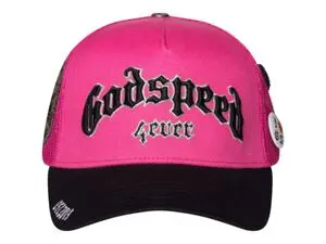 GODSPEED Gs Forever Trucker Hat - Pink/black