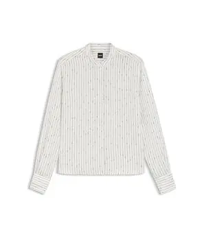 BOSS Striped Regular-fit Blouse