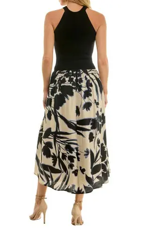 SOCIALITE Floral Print Fit & Flare Tank Dress
