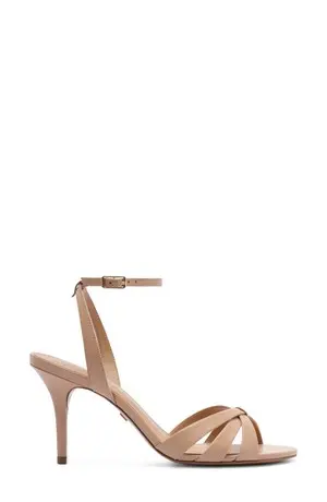 AREZZO Ankle Strap Stiletto Sandals - True Sand