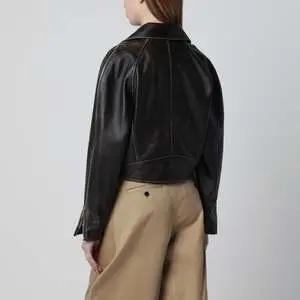 HALFBOY Oversized Leather Biker Jacket
