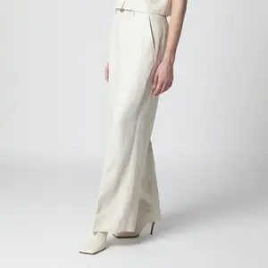 P.a.r.o.s.h Linen-blend Palazzo Trousers