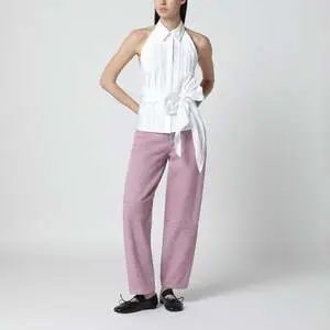 GANNI Washed Ankle-length Barrel Jeans