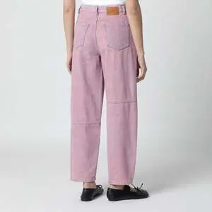 GANNI Washed Ankle-length Barrel Jeans