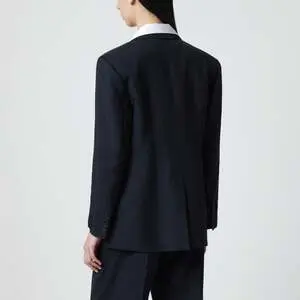 P.a.r.o.s.h Linen-blend Single-breasted Jacket