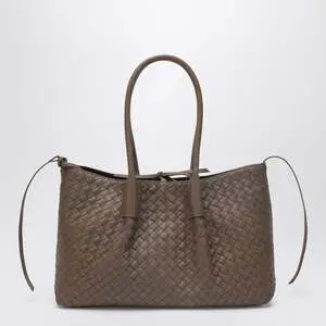 Bottega Veneta Pinacoteca Medium Intrecciato Tote - Brown