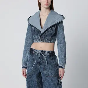 Alaïa Denim Hooded Jacket