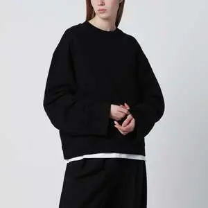 THE FRANKIE SHOP Talia Cotton-blend Sweatshirt - Black