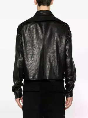Rick Owens Alice Tour Stud-embellished Leather Jacket