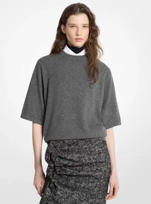 Michael Kors Cashmere T-shirt - Grey