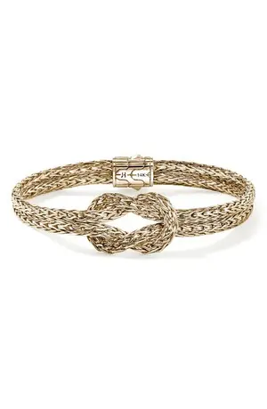 John Hardy Love Knot 14k Bracelet - Gold
