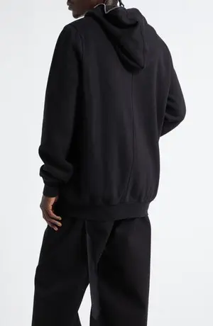 Rick Owens Jumbo Gimp Zip Up Hoodie