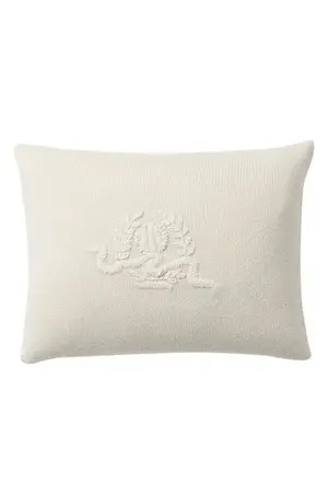 Ralph Lauren Lara Knit Throw Pillow - True Cream
