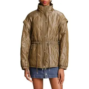 Avec Les Filles Quilted Drawstring Jacket