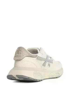 Premiata Lauryn Mesh-panel Sneakers - Neutrals