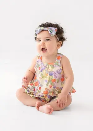 MABEL + HONEY Tulip Twirl Tank Romper