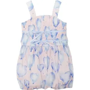 MABEL + HONEY Sleeveless Romper - Blue