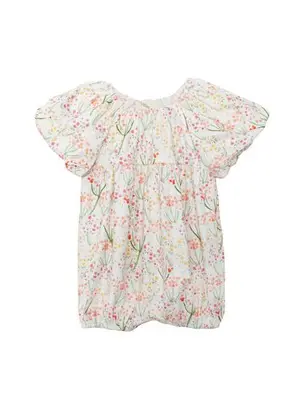 MABEL + HONEY Short Sleeve Romper - Floral