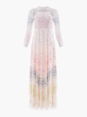 NEEDLE & THREAD Angeline Sequin Gown