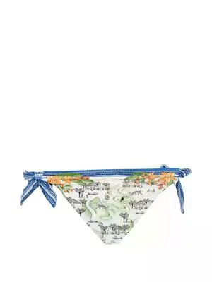 Farm Rio Graphic-print Bikini Bottom